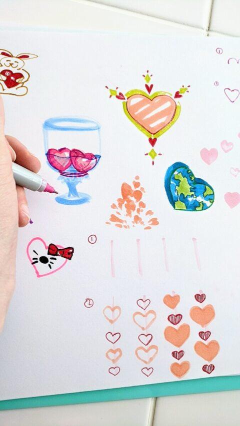 15 Satisfying Heart Drawing Ideas